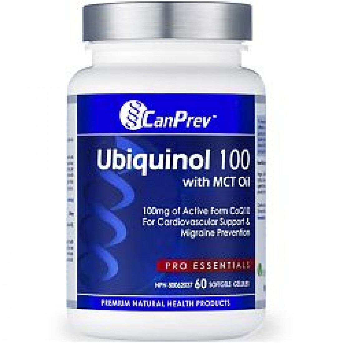 CanPrev Ubiquinol 100, 60 Softgels